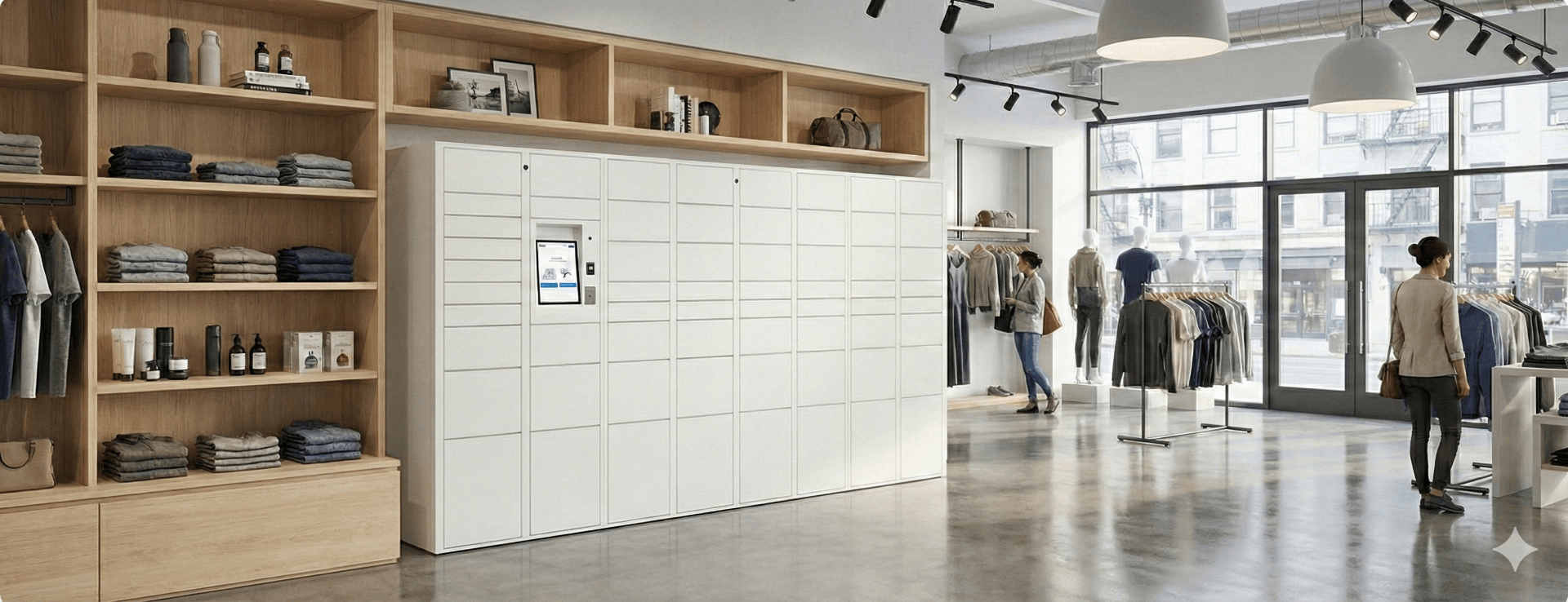 Retail Smart Lockers Click And Collect Mexico Vivipost